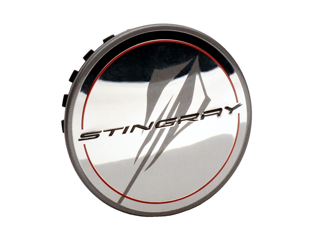 C8 Corvette2020-2023 Stingray Silver Wheel Center Cap - Factory